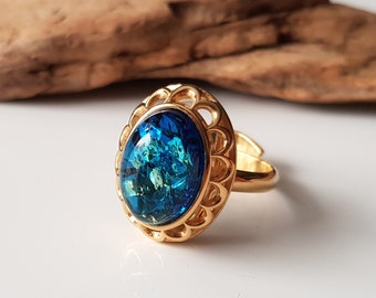 Blue Amber Jewelry | Etsy