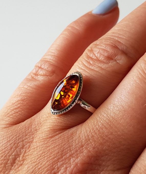 Etsy amber ring store