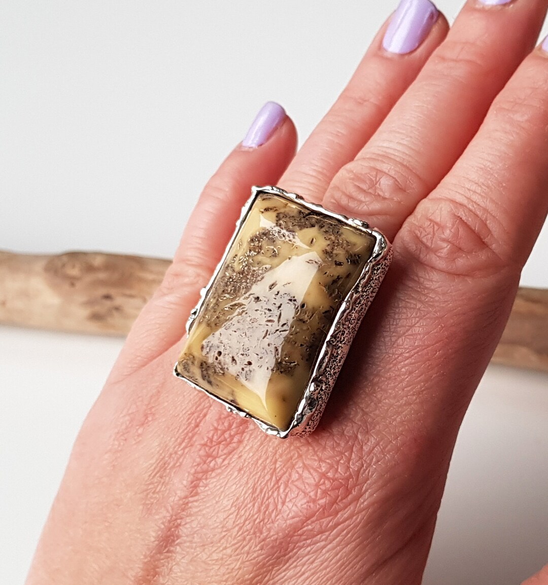 Rare and Unique Amber Color Large Baltic Amber Ring Amber - Etsy