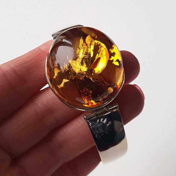 Amber Bangle - Etsy
