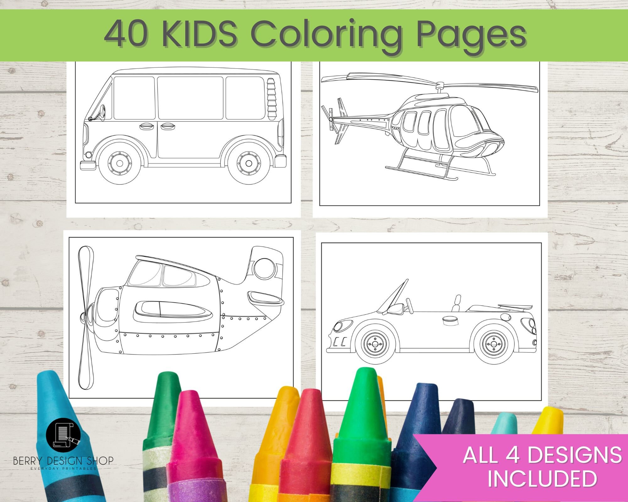 Transportation Coloring Pages, 40 Printable Transportation Coloring ...