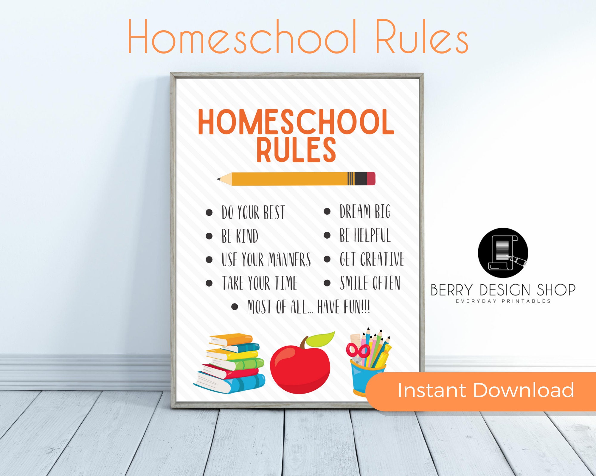 Homeschool Rules, Homeschool Room, Homeschool Decor, Homeschool Art ...