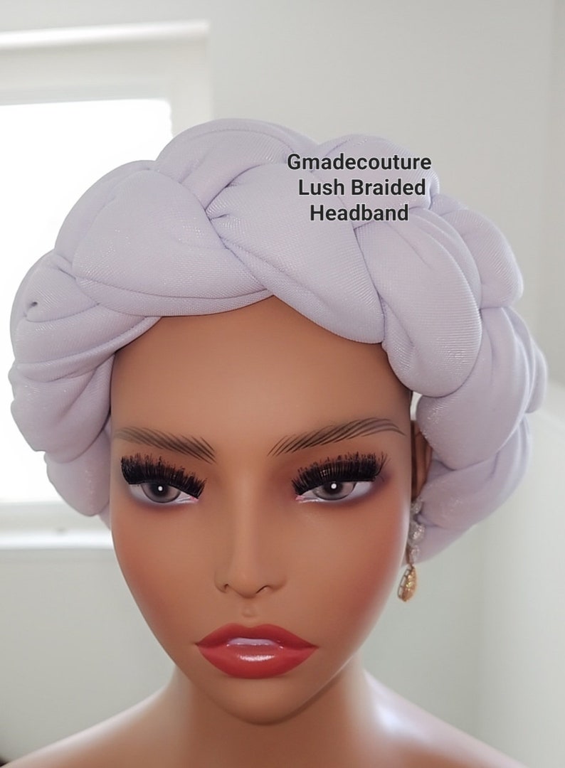 Luxury BRAIDED Headband Turban/twist Hat/weaved Turban/braided Headband ...