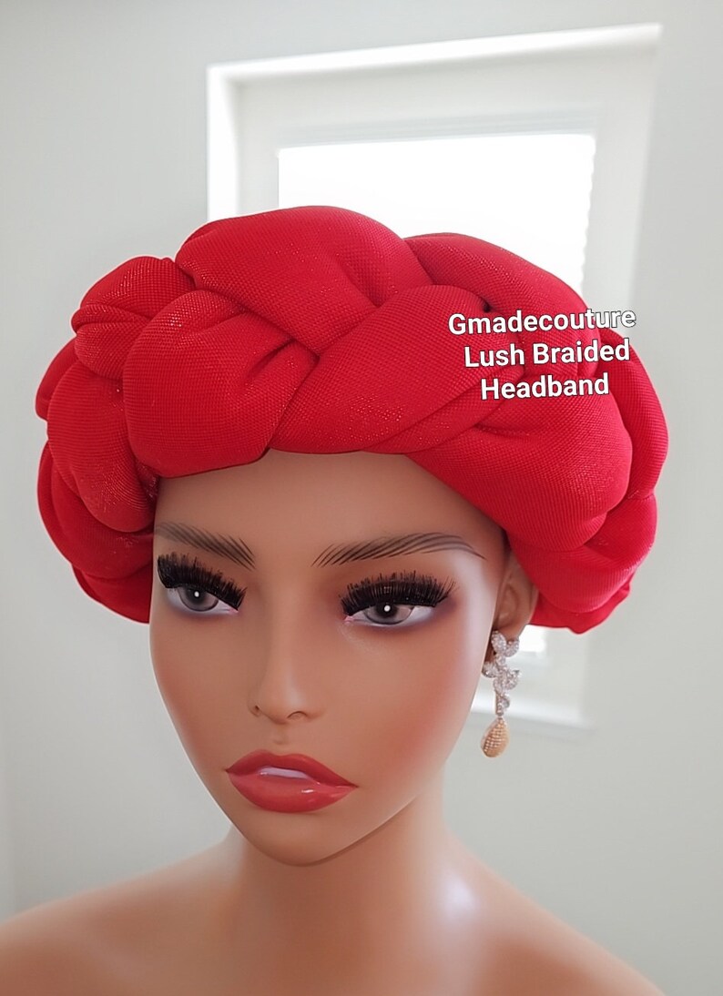 Luxury BRAIDED Headband Turban/twist Hat/weaved Turban/braided Headband ...