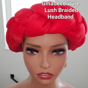 Luxury BRAIDED Headband Turban/twist Hat/weaved Turban/braided Headband ...