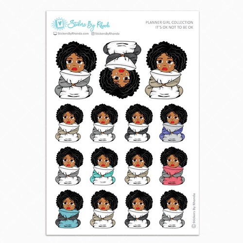 Planner Stickers zuri Wake Up It's Monday | Etsy