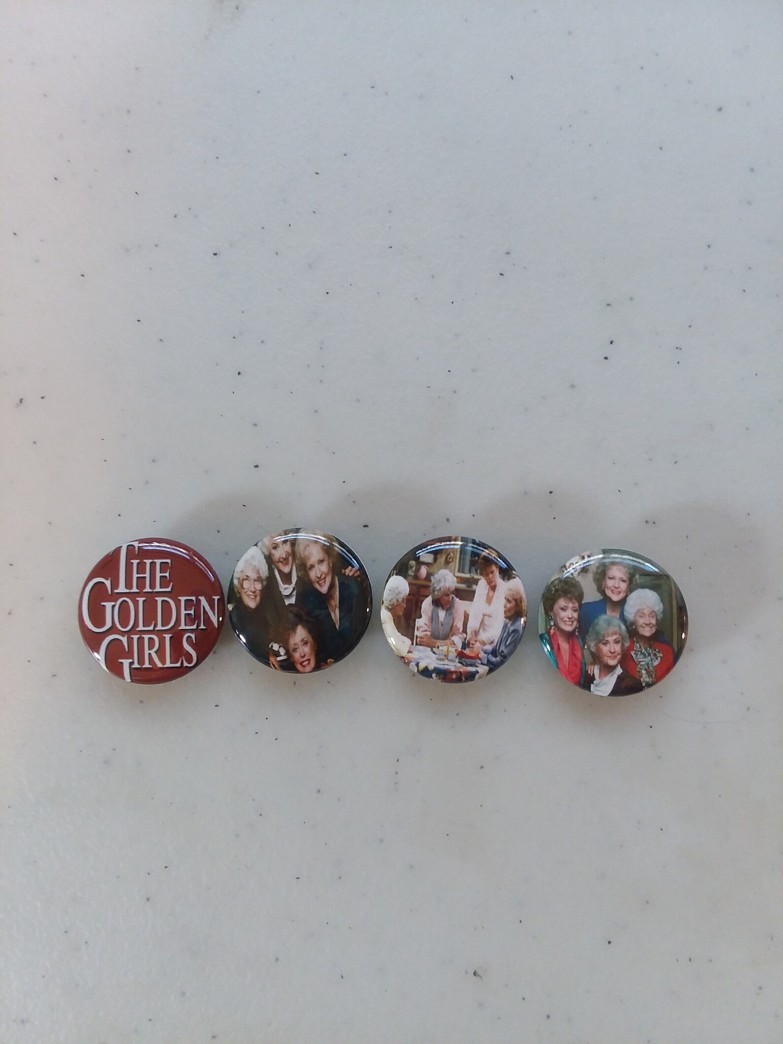 Golden Girls 1in. Button Fridge Magnets, Set of 4. Sarcastic Ladies - Etsy