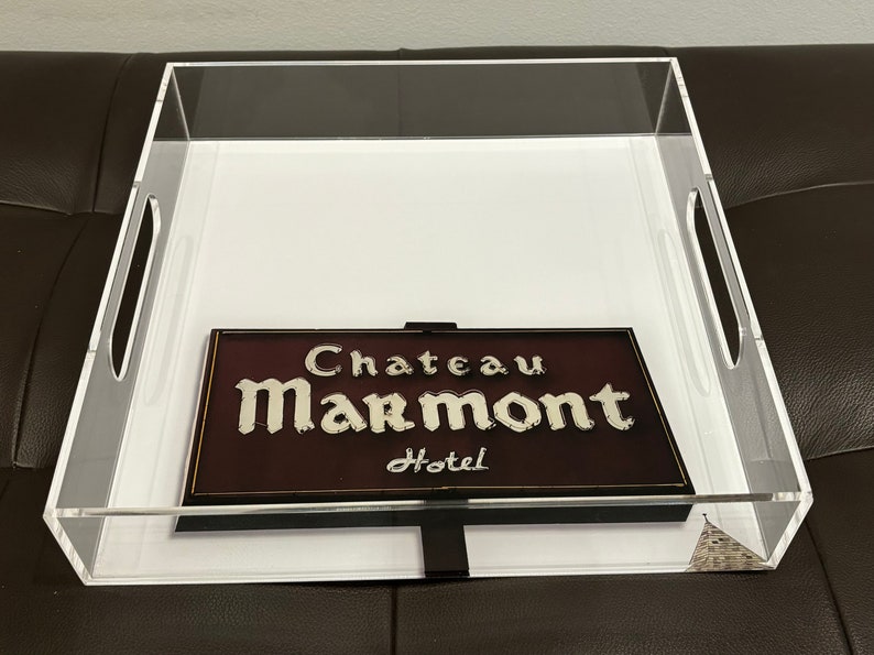 Chateau Marmont Hotel Tray - Etsy UK