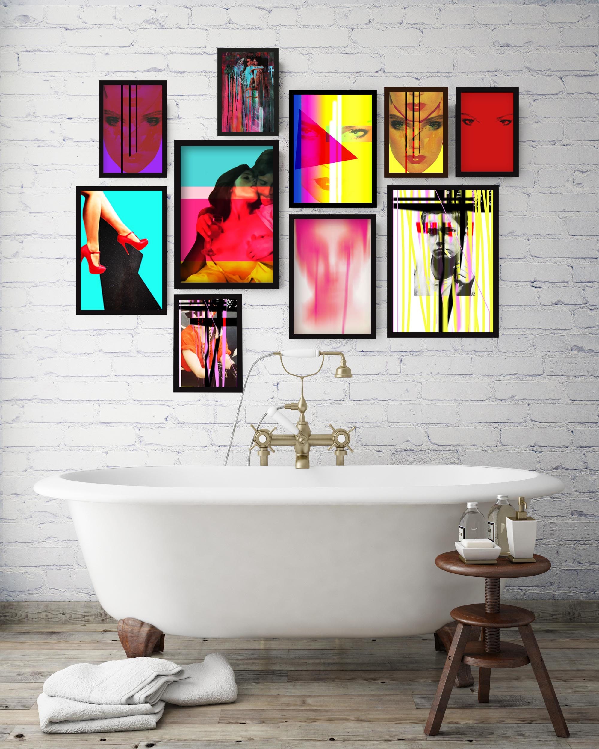 Edgy Art Print Pop Art Print Trippy Art Print Purple Art - Etsy