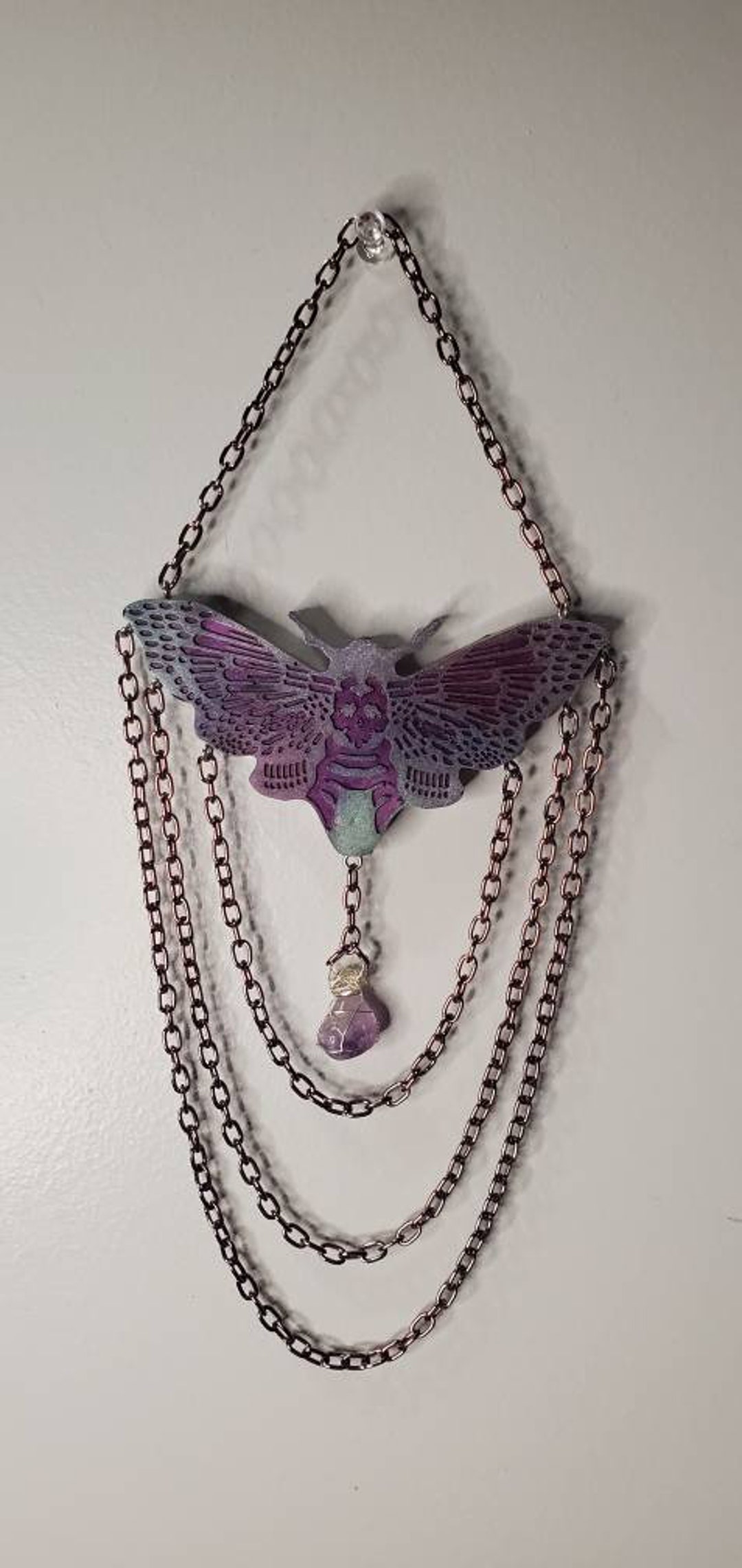 Death Moth Hanging Wall Decor - Etsy