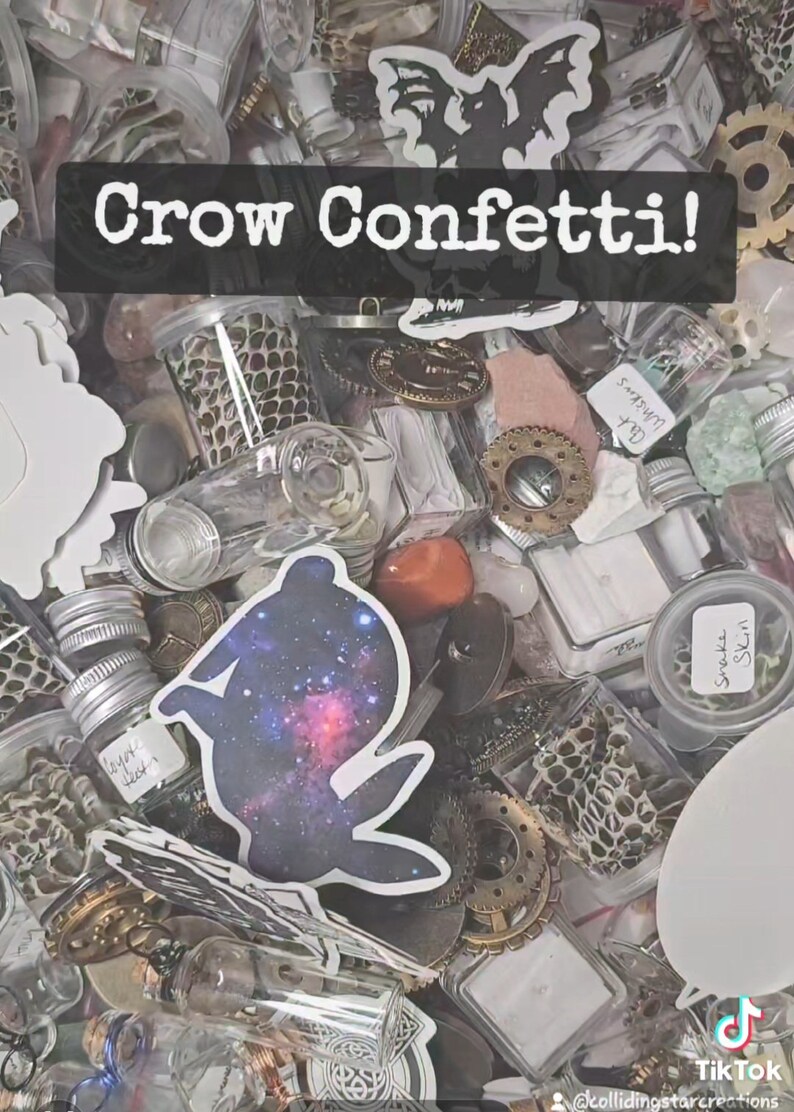 Crow Confetti - Etsy