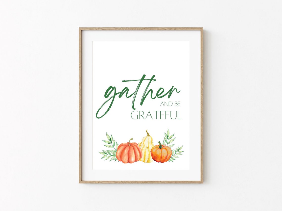 Gather and Be Grateful Digital Download, Gather and Be Grateful ...