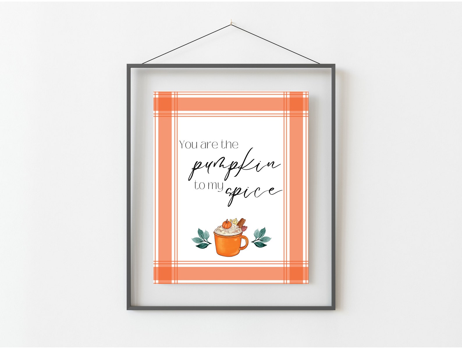 Pumpkin Spice Printable, Fall Printable, Watercolor, Fall Decor, Wall ...