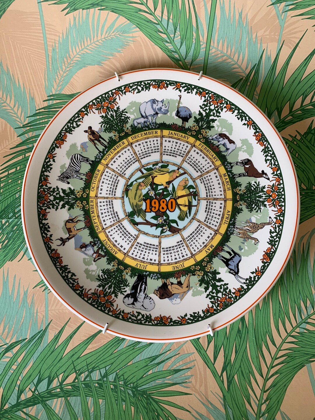Wedgewood Safari Plate Wedgewood Collectible Vintage Plate Animal Theme ...