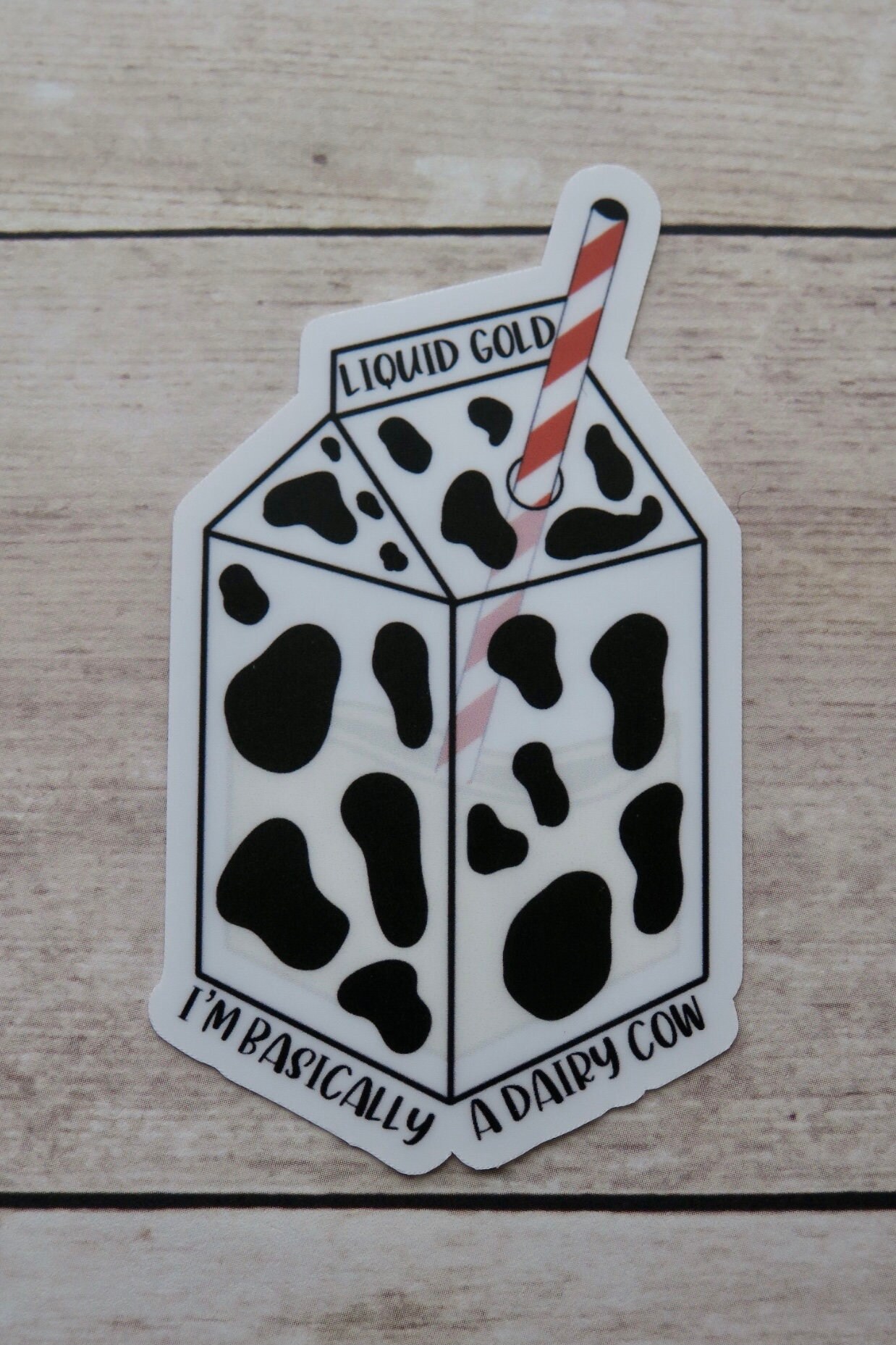 Liquid Gold Sticker Im a Dairy Cow Sticker Pumping Sticker - Etsy