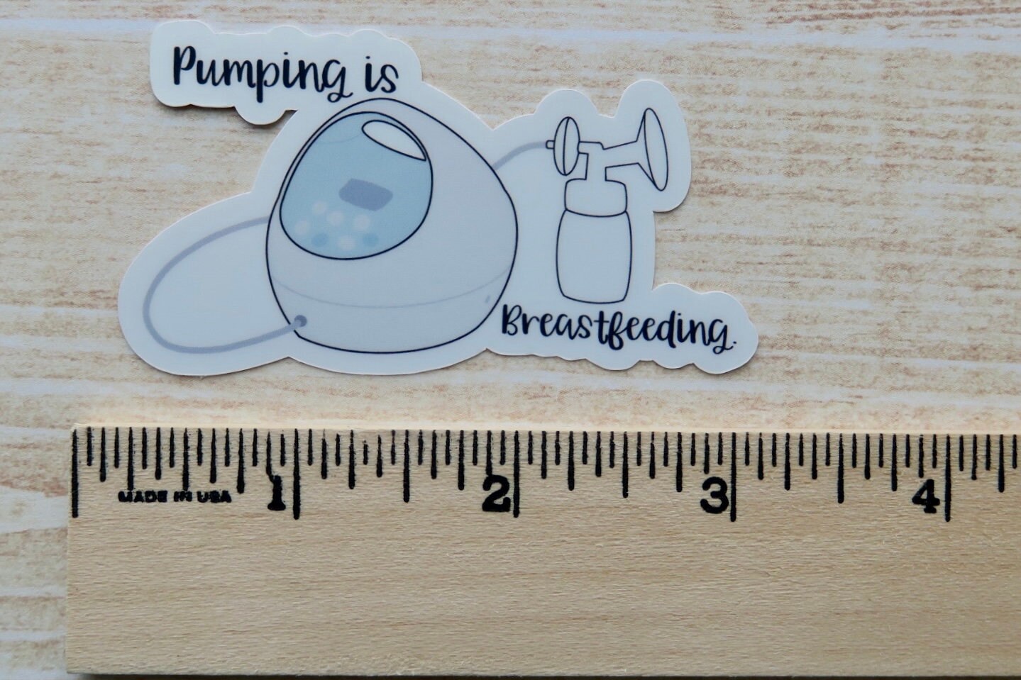 Pumping is Breastfeeding Vinyl Sticker Mother Pumper - Etsy