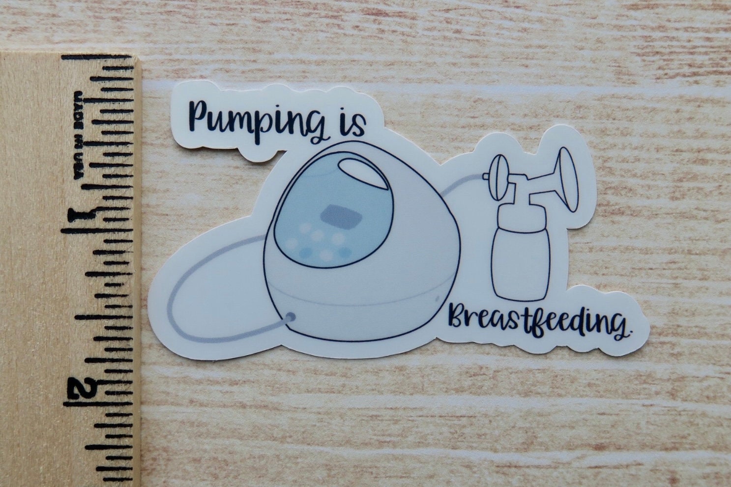 Pumping is Breastfeeding Vinyl Sticker Mother Pumper - Etsy