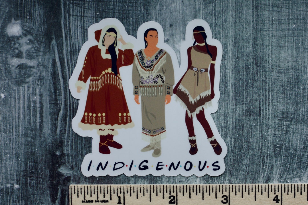 Indigenous Women Glossy Vinyl Sticker, Alaskan Native Women, Indigenous ...