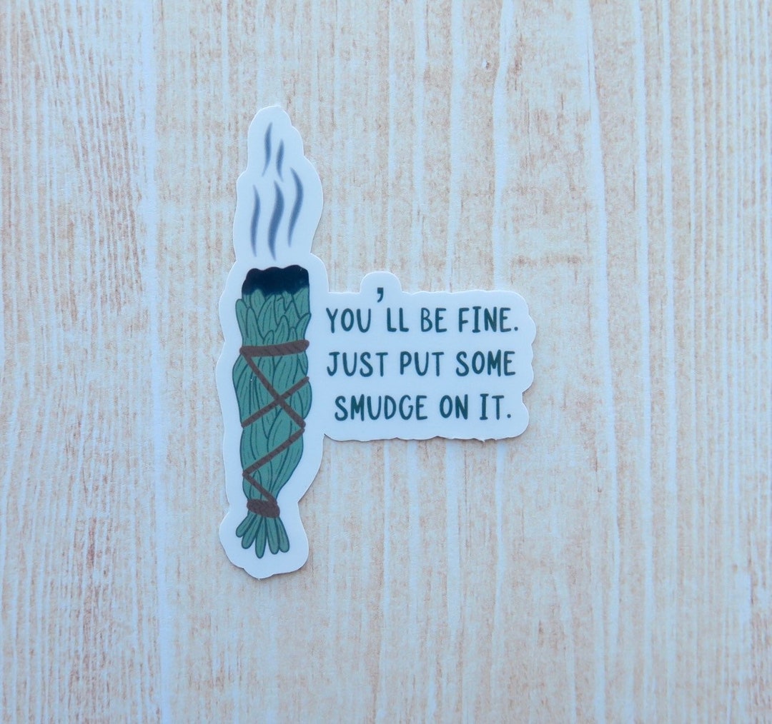 Smudge Sticker, Glossy Vinyl Indigenous, Native American Sticker ...