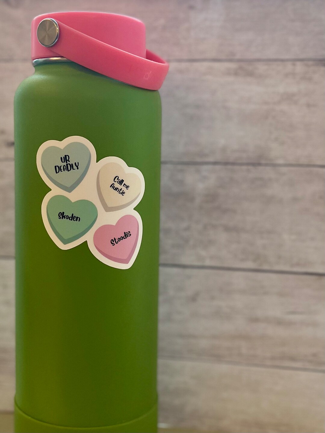 Candy Hearts, Indigenous Valentines Day Sticker, Skoden Stoodis - Etsy