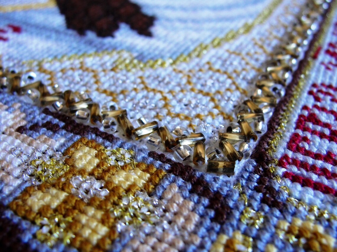 Image of Edessa/ Embroider Picture/ Cross Stich Wall Art/ Finished ...