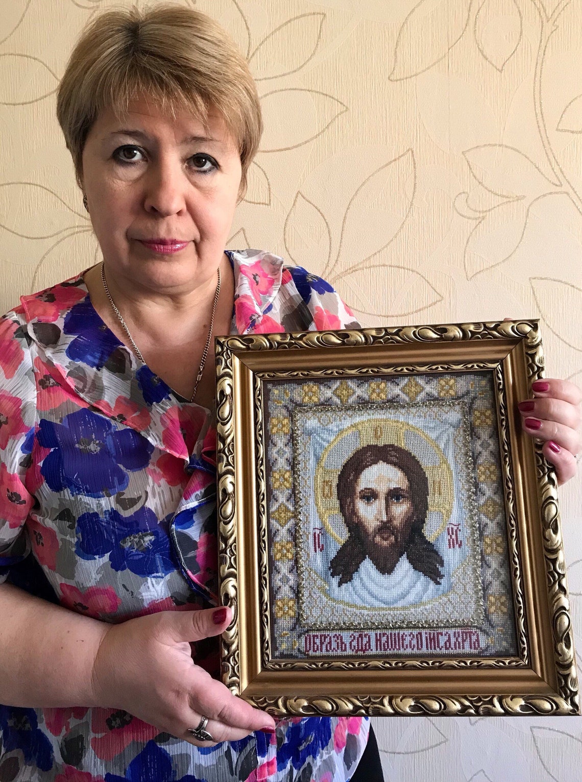 Image of Edessa/ Embroider Picture/ Cross Stich Wall Art/ Finished ...