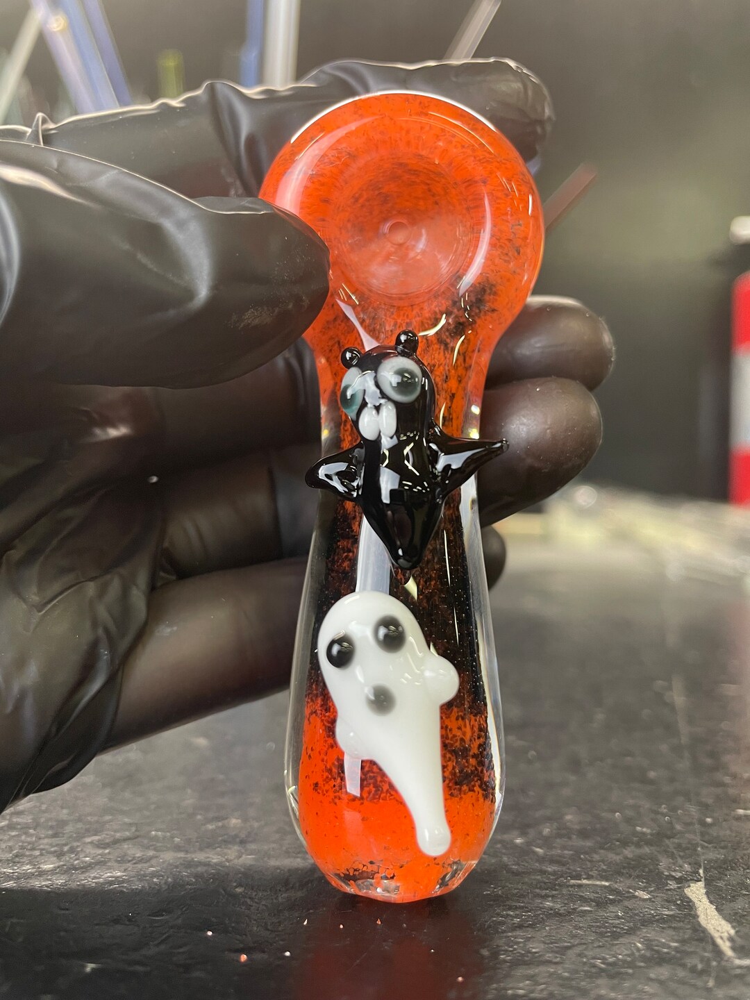 Halloween Ghost & Bat Pipe - Etsy