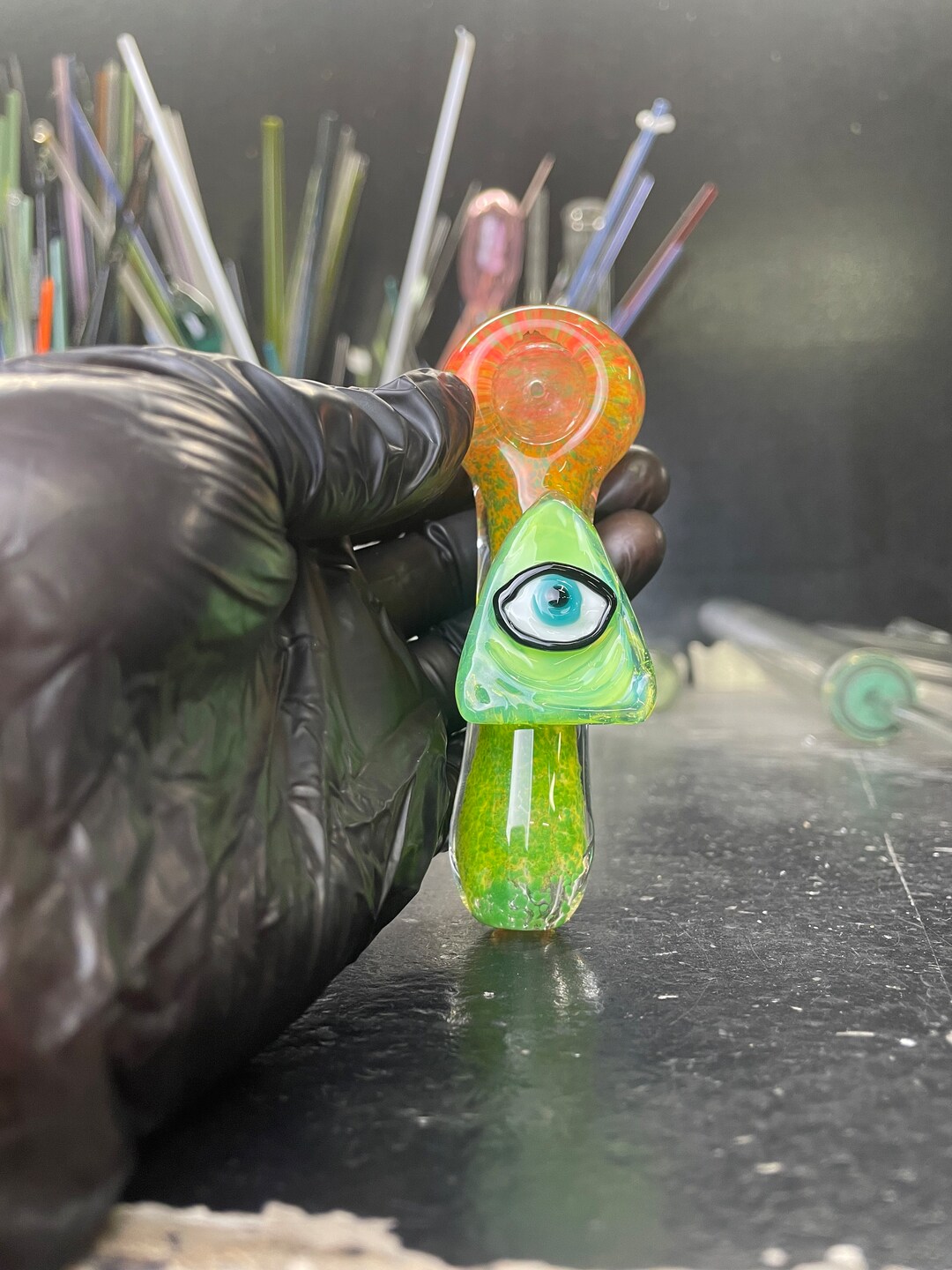 Pyramid W/ Eye Glass Pipe - Etsy