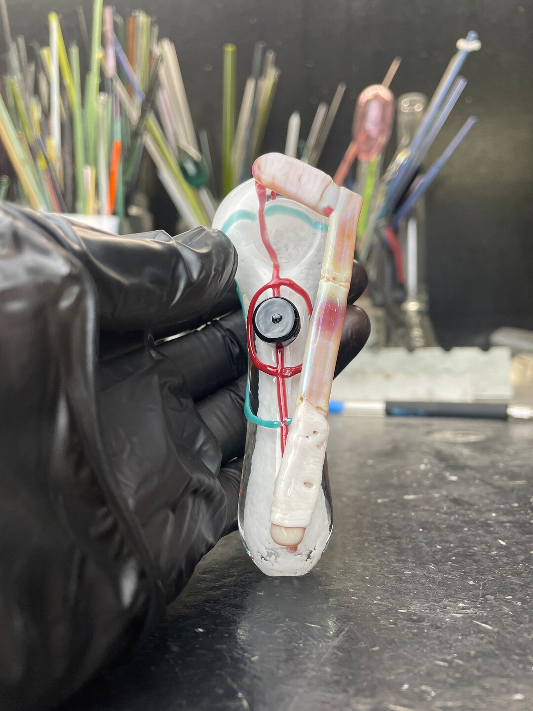 Hockey Puck and Hockey Stick Glass Pipe - Etsy