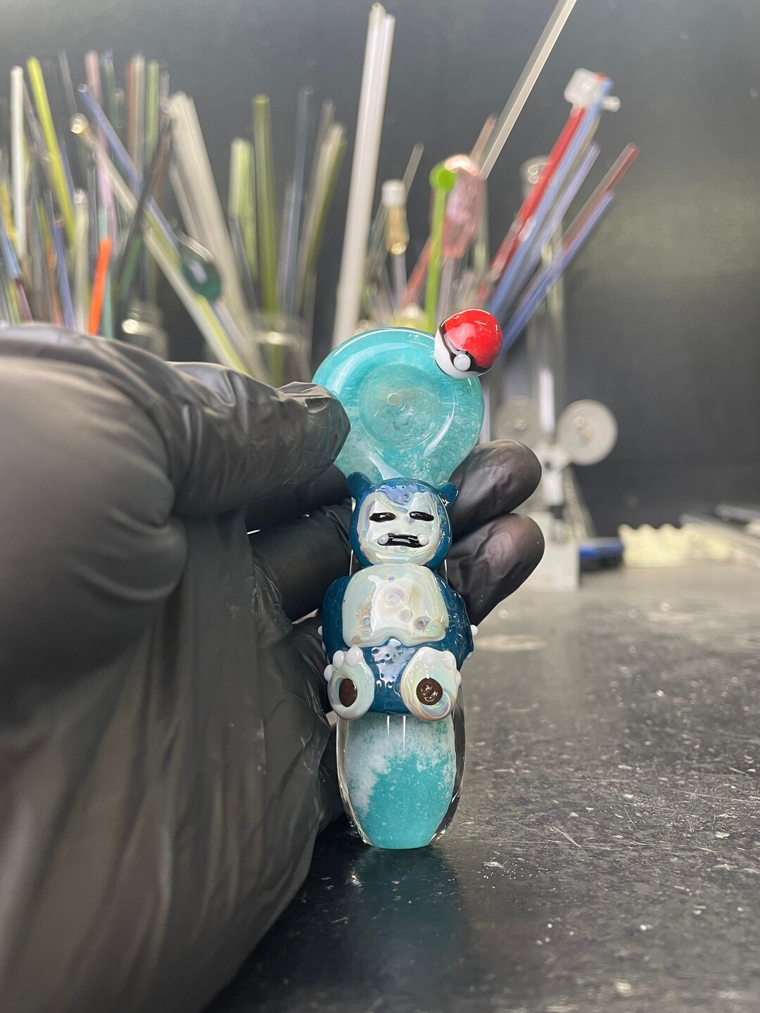 Cute Sleepy Glass Pipe - Etsy