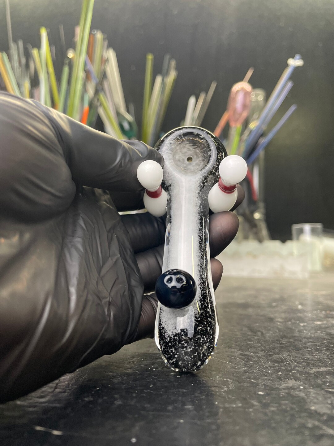 Bowling Ball & Bowling Pins Glass Pipe - Etsy