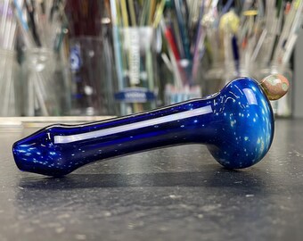 Galaxy Glass Space Pipe With Fume Marble 3 - Etsy