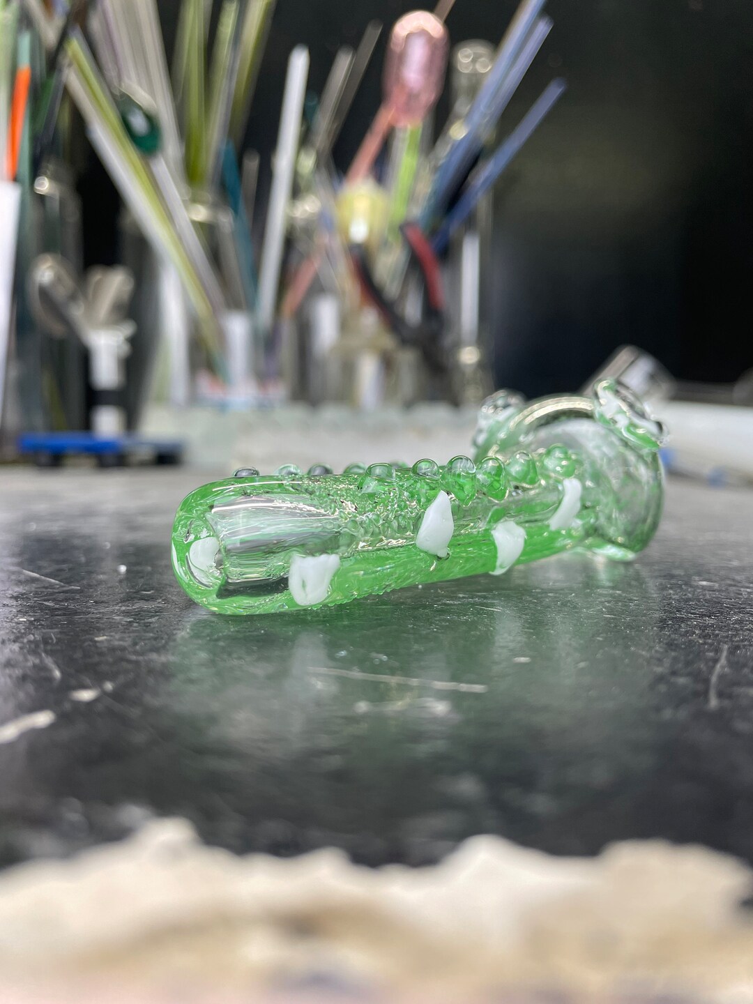 Really Cool Gator Glass Pipe - Etsy