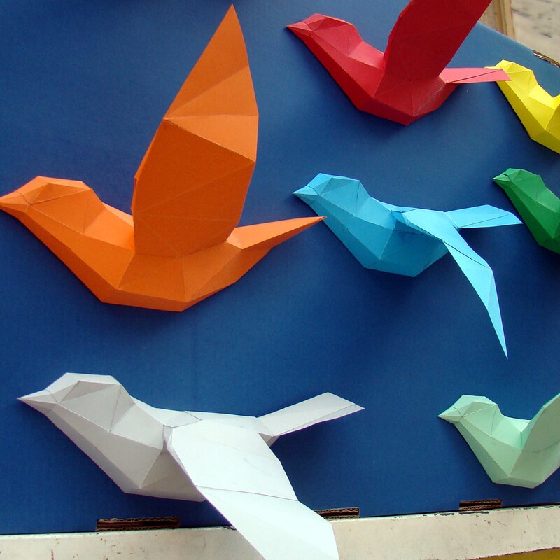 Low Poly Patterns - Etsy