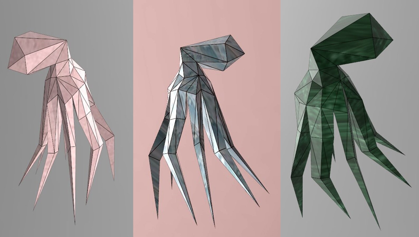 OCTOPUS_LOW_POLY - Etsy