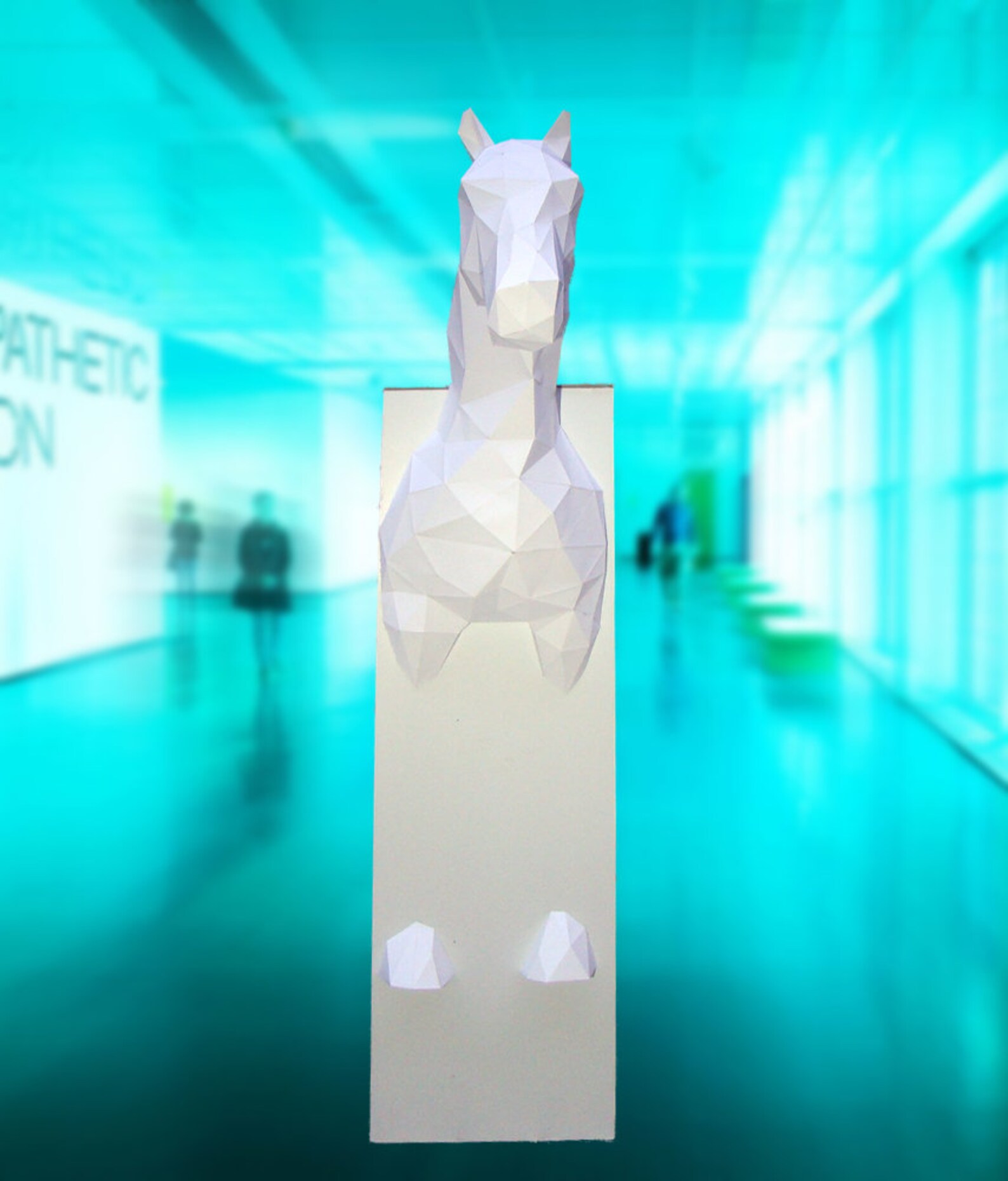 TROJAN_HORSE_HEXO-CUBED_LOW_POLY_PATTERN - Etsy