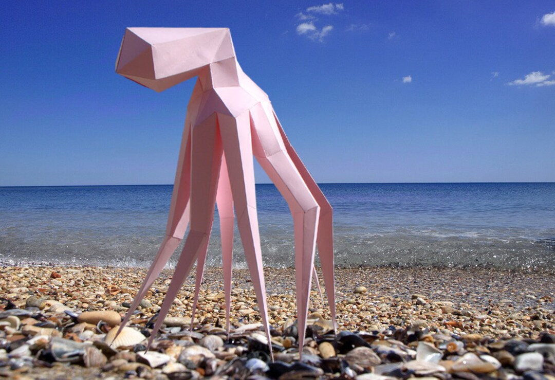 OCTOPUS_LOW_POLY - Etsy