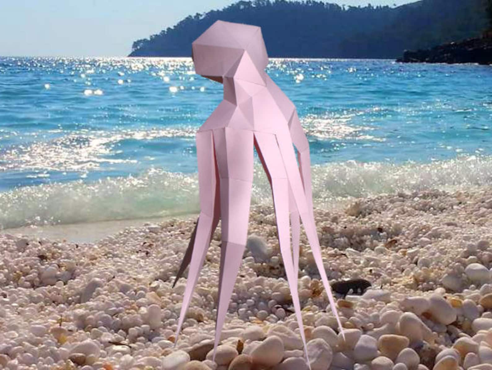 OCTOPUS_LOW_POLY - Etsy