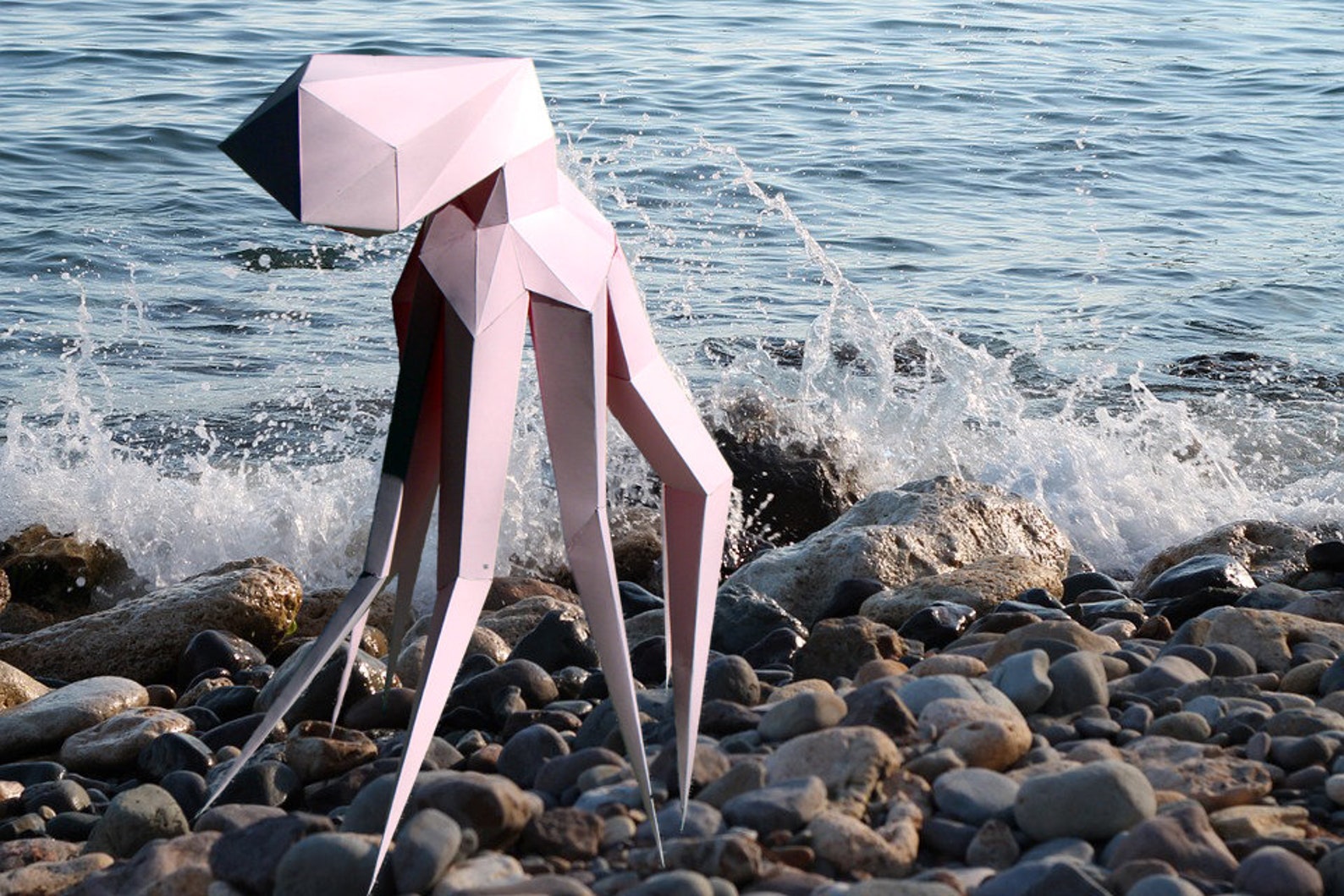 OCTOPUS_LOW_POLY - Etsy