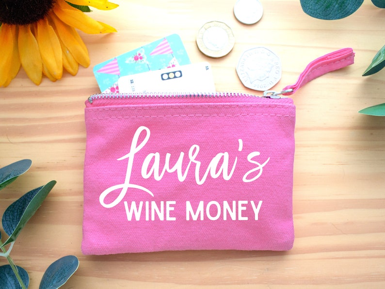 Custom Coin Purse with Personalised Name Unique Gifts for | Etsy