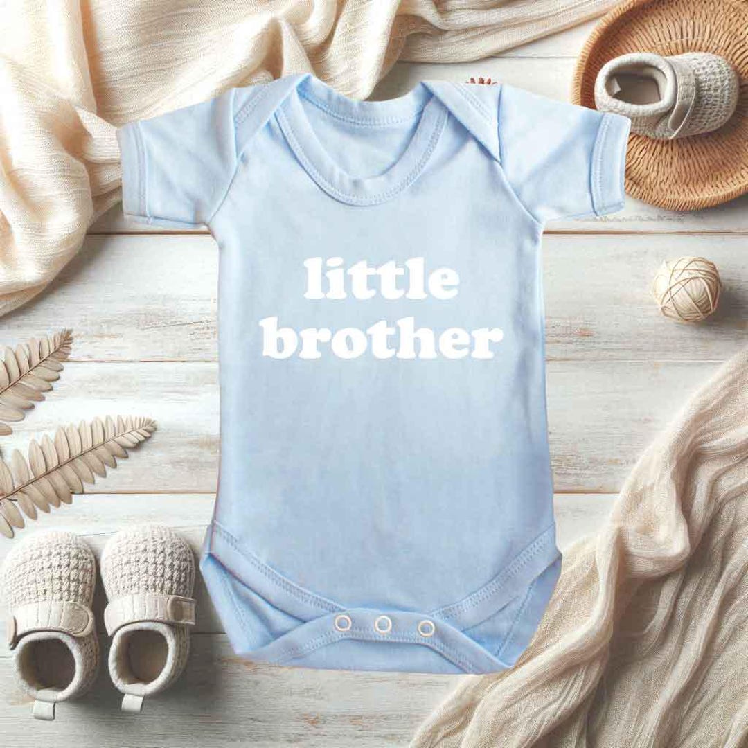 Little Brother Baby Clothes | Cute Bodysuit Baby Vest Cotton Baby Grow ...