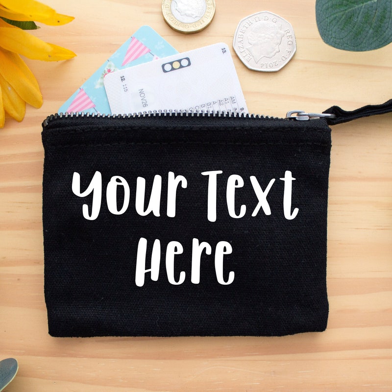 Personalised Coins Purse - Etsy UK