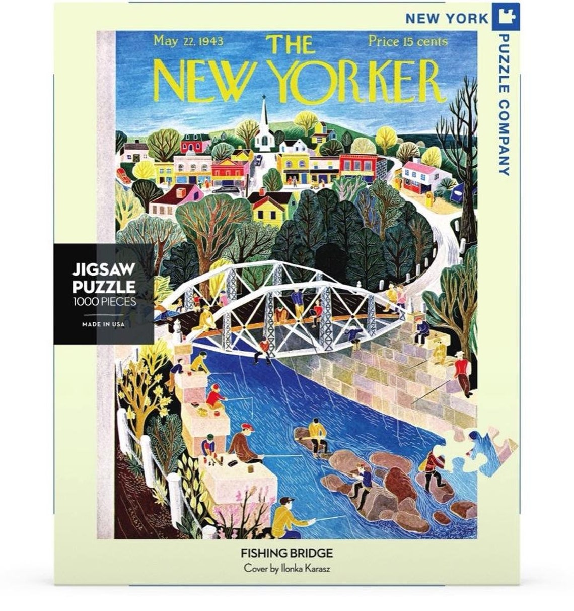 Fishing Bridge 1000 Piece Jigsaw Puzzle - Etsy