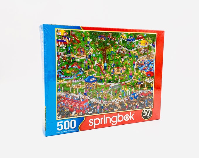 The Dog Park 500 Piece Jigsaw Puzzle - Etsy