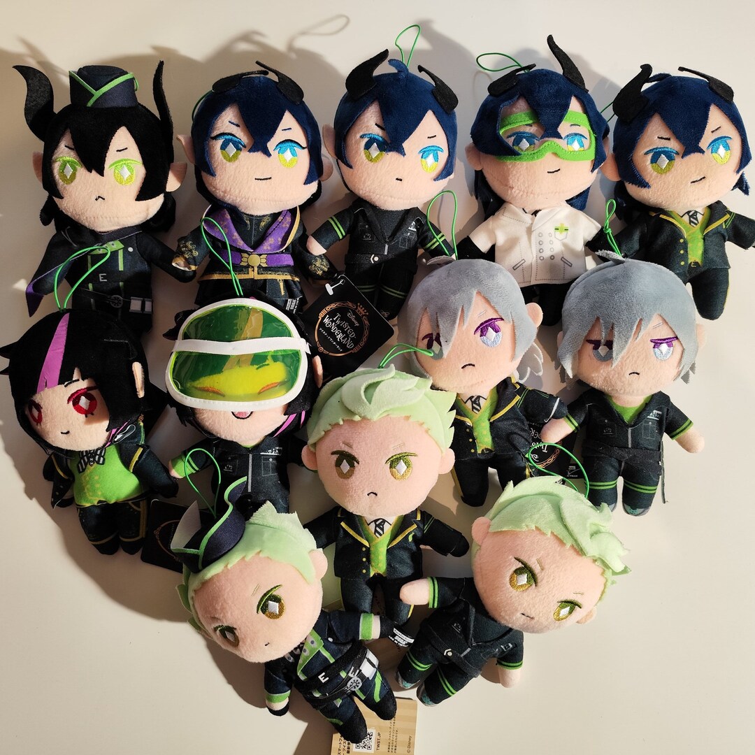Plushes From Game Twisted Wonderland Diasomia - Malleus Sebek Silver ...