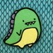 Awkward Dino Patch 2x2inch - Etsy