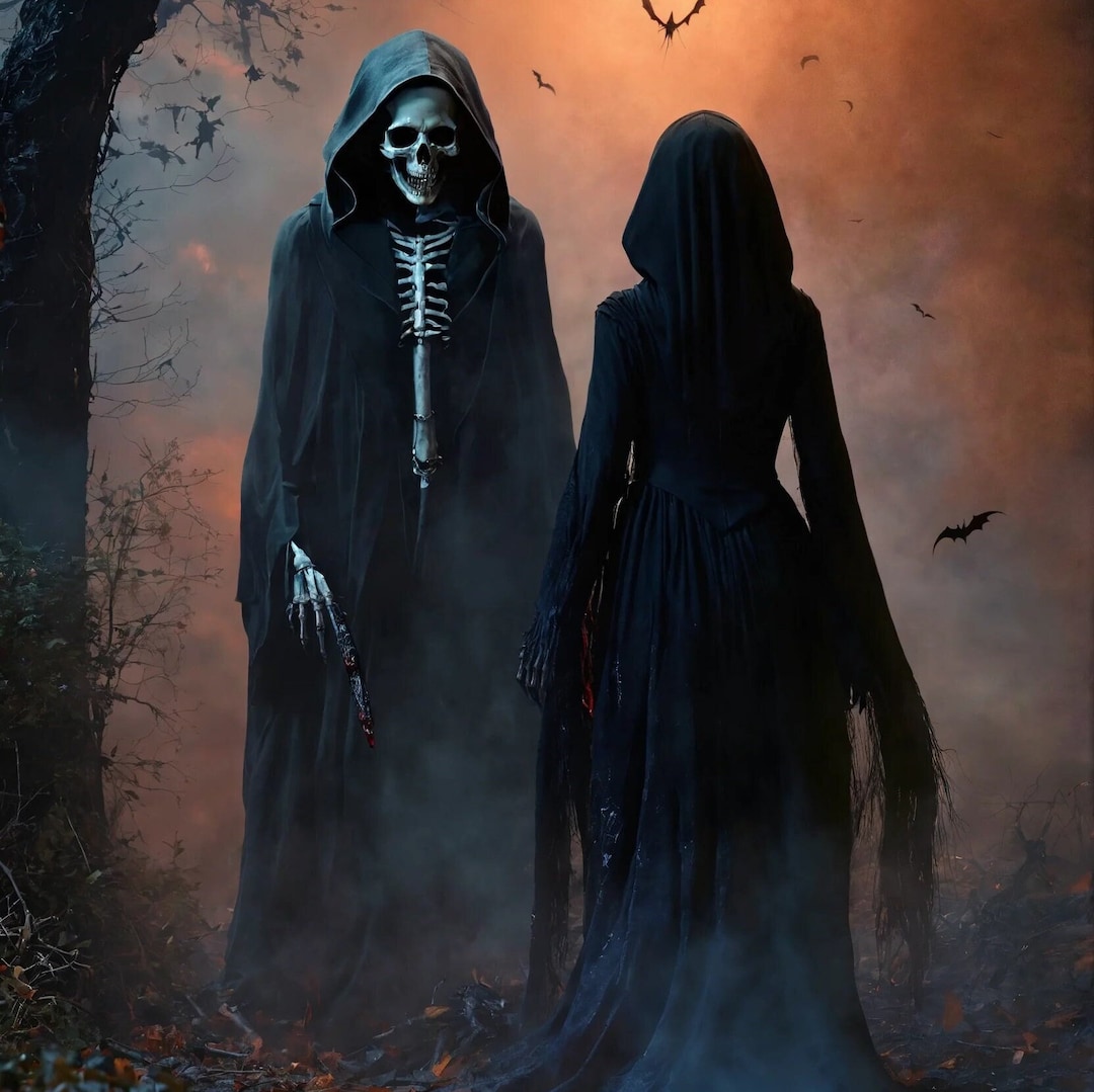 Grim Reaper and Female Vampire Spirit Companions, Remote Binding ...