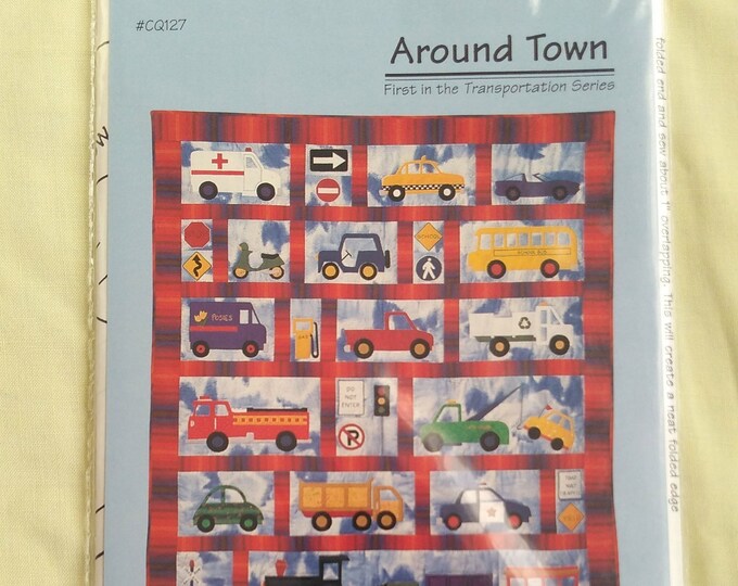 Around Town Vehicles Quilt Pattern First in the Country Quilter's ...