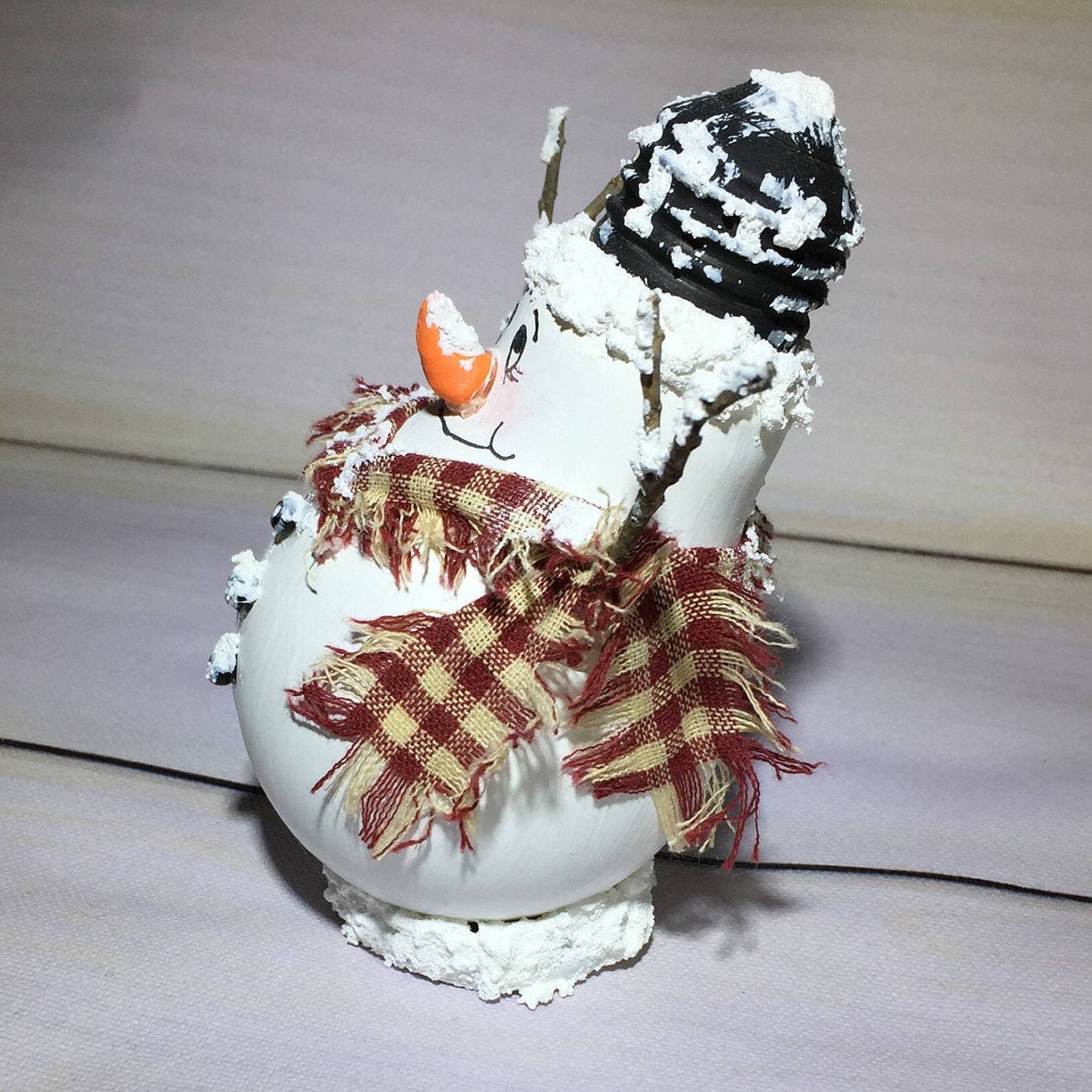 Snowman Light-bulb Snowman Snowman Ornament Christmas - Etsy
