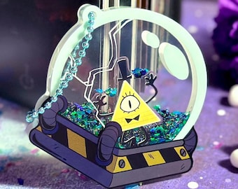Bill Cipher Keychain - Etsy